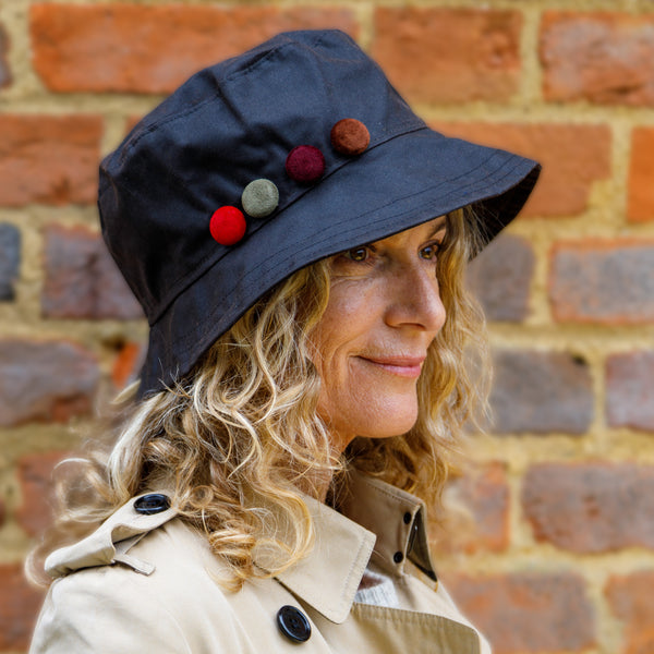 Zoe Waterproof Bucket Hat | Rain Hat Collection